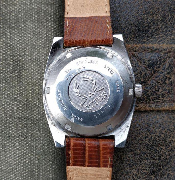 Vintage Titus Automatic like omega rolex heuer seiko zenith longines, Luxury, Watches on Carousell