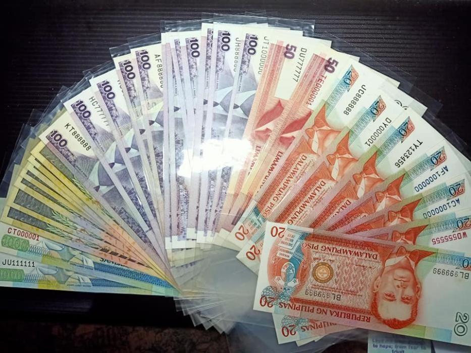 Philippine Solid and Fancy Serial Numbers Banknotes, Hobbies & Toys ...