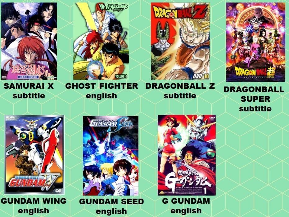 Anime DVD Collection For Sale Voltes V Mazinger Daimos Bioman Shaider ...