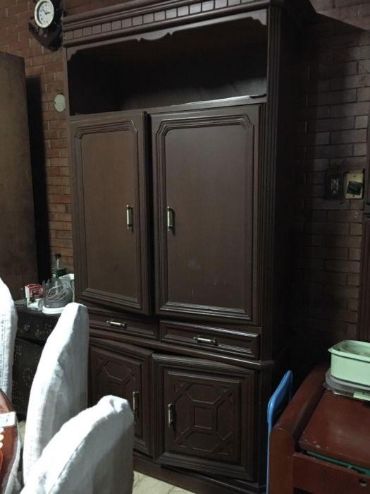 Hard wood cabinet with drawers, Furniture & Home Living, Furniture ...