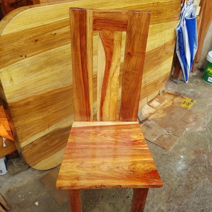 Pure red Narra eight seater dining table set, Furniture & Home Living ...