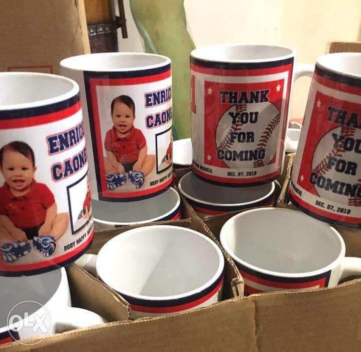 Customized mugs souvenirs giveaways birthdays weddings events baptism ...