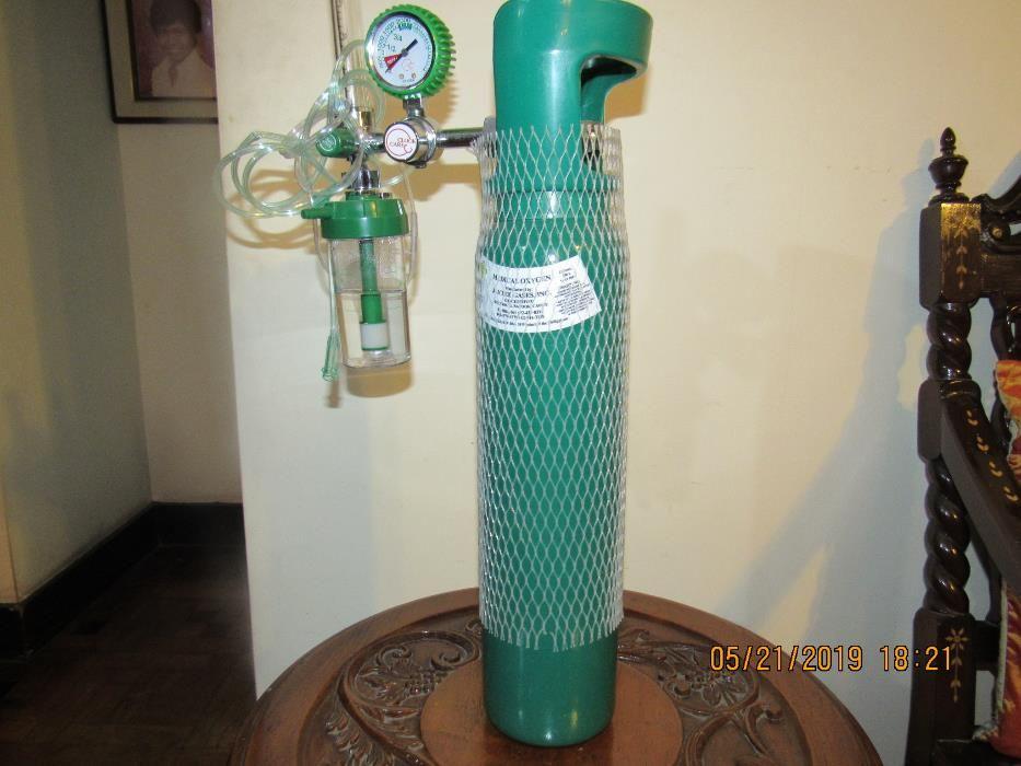 5 lb. Oxygen Tank with Regulator, Health & Nutrition, Assistive ...