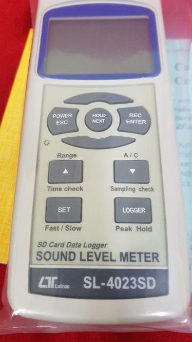 Sound Level Meter, Class 2, Datalogger, Noise Recorder, Lutron, SL ...