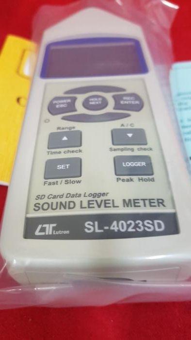 Sound Level Meter, Class 2, Datalogger, Noise Recorder, Lutron, SL ...