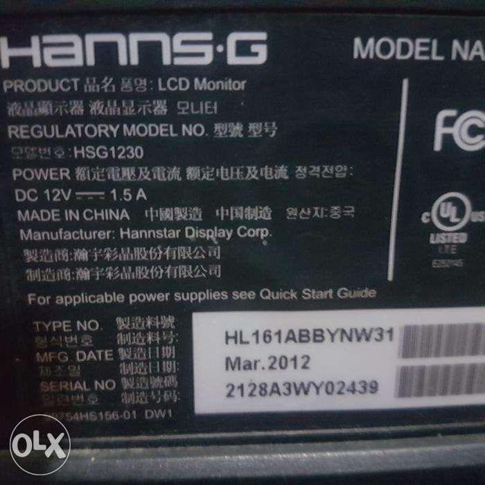 hanns g desktop computer monitor, Computers & Tech, Desktops on Carousell
