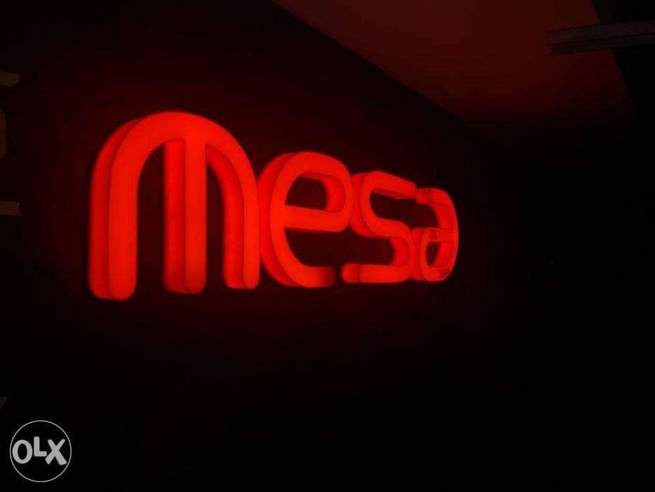 Signage Lighted made of Acrylic Embossed and Cut Out 2019, Business ...