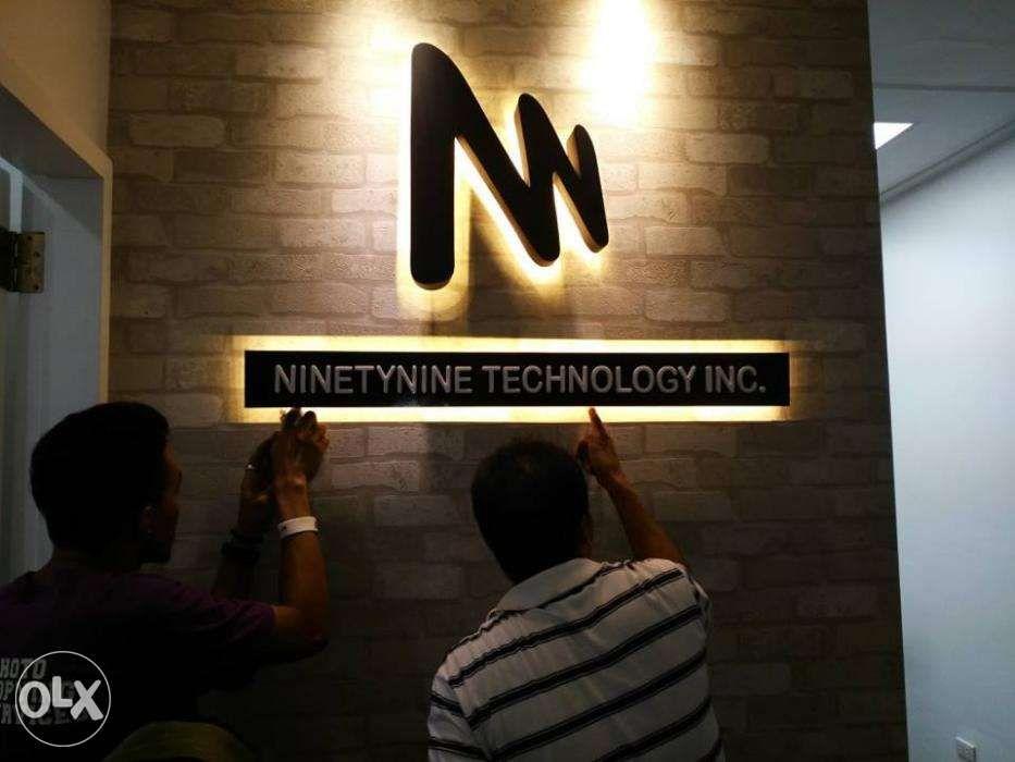 Signage Lighted made of Acrylic Embossed and Cut Out 2019, Business ...