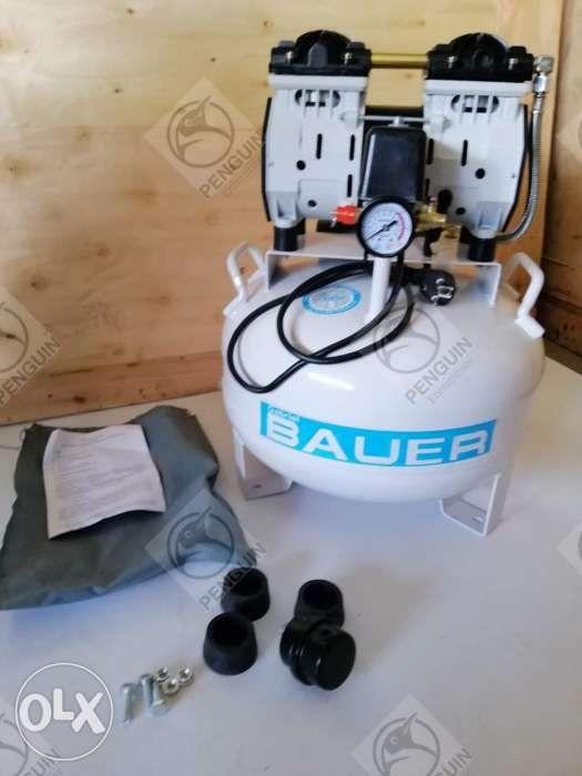 BAUER AIR COMPRESSORS Round type tank series Silent type Air oil less ...
