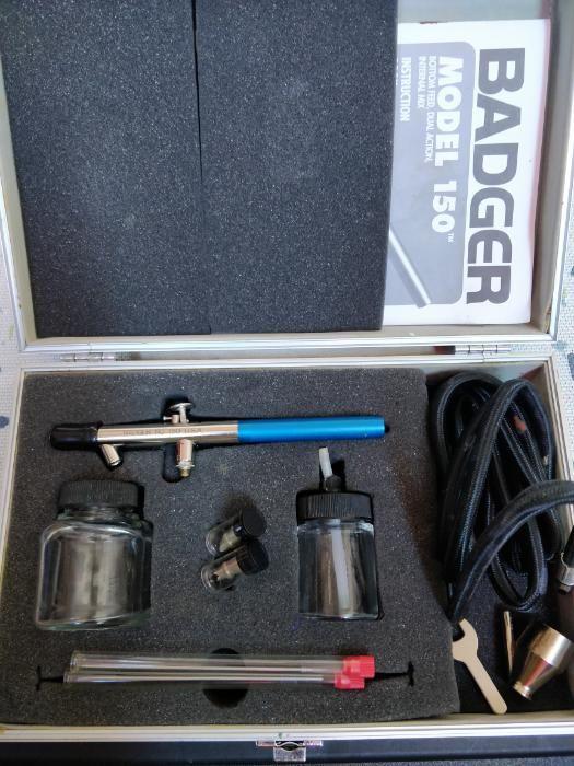 Airbrush Badger 150 (used), Hobbies & Toys, Stationary & Craft, Art ...