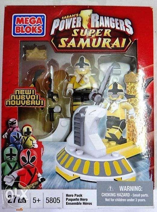 Mega Bloks Power Rangers Super Samurai Hero Pack Gold Ranger 5805 ...