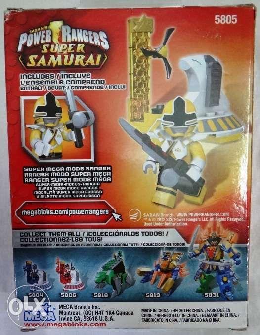 Mega Bloks Power Rangers Super Samurai Hero Pack Gold Ranger 5805 ...