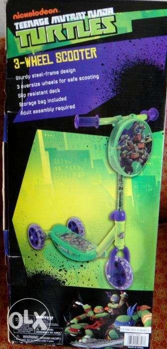 Nickelodeon Teenage Mutant Ninja Turtles 3Wheel Scooter NewUSA, Babies ...