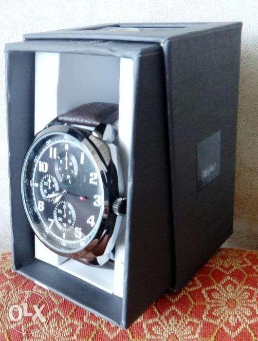 Mossimo Watch Mens Big Face Leather Strap FMDMO131 Steel Strap FMDMO109 ...