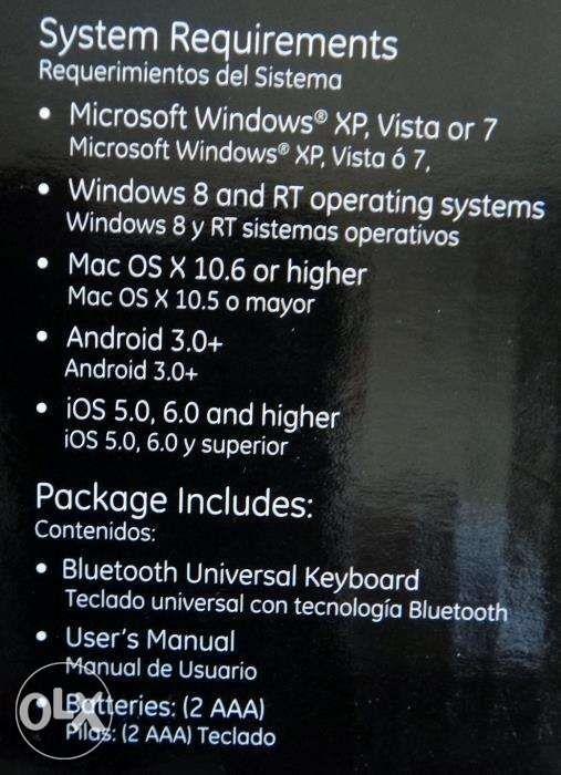 GE Wireless Keyboards for iPad Tablets Computers NewUSA, Computers ...