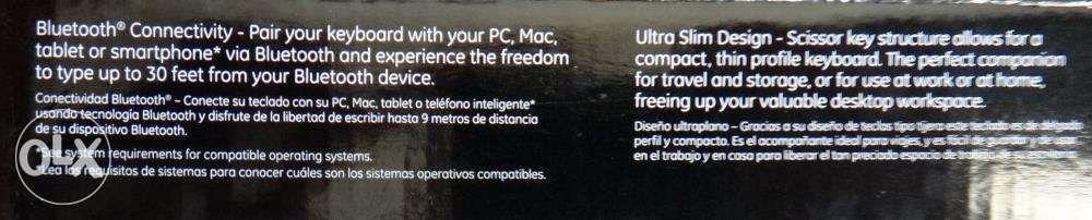 GE Wireless Keyboards for iPad Tablets Computers NewUSA, Computers ...
