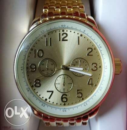 Merona Watch (by Target) Womens Analog Gold Tone Boyfriend FMDM162 ...