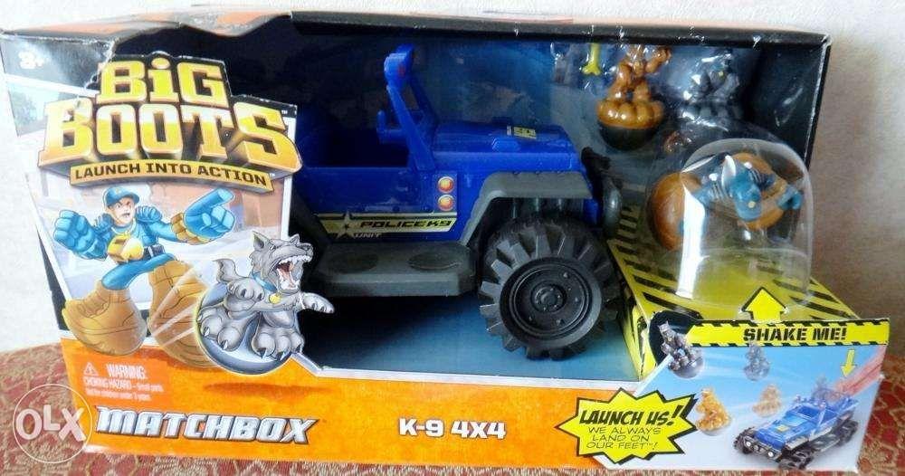 Matchbox Big Boots K9 4x4 Jeep Playset NewUSA, Babies & Kids, Infant ...
