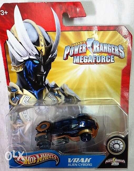 Power Rangers Megaforce Die Cast Cars Vrak and Robo Knight NewUSA ...