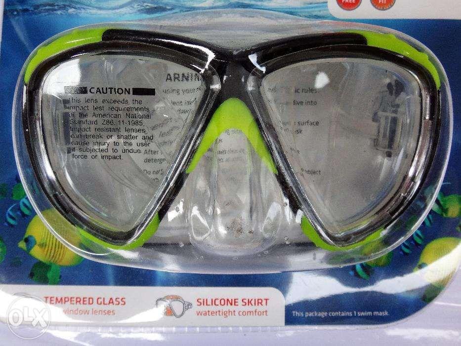 Speedo Dive Swim Mask Adult Explorer White Black Yellow NewUSA, Sports ...