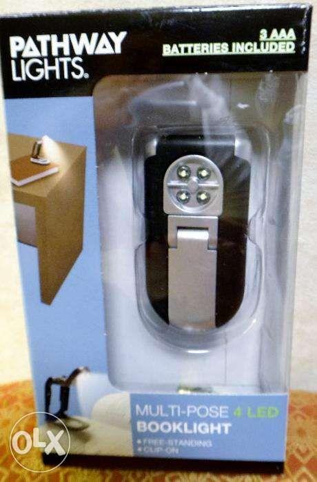 Pathway Lights Book Light eReader Multi Pose 4 LED iPad Tablet NewUSA ...