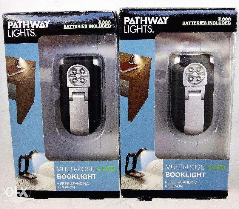 Pathway Lights Book Light eReader Multi Pose 4 LED iPad Tablet NewUSA ...