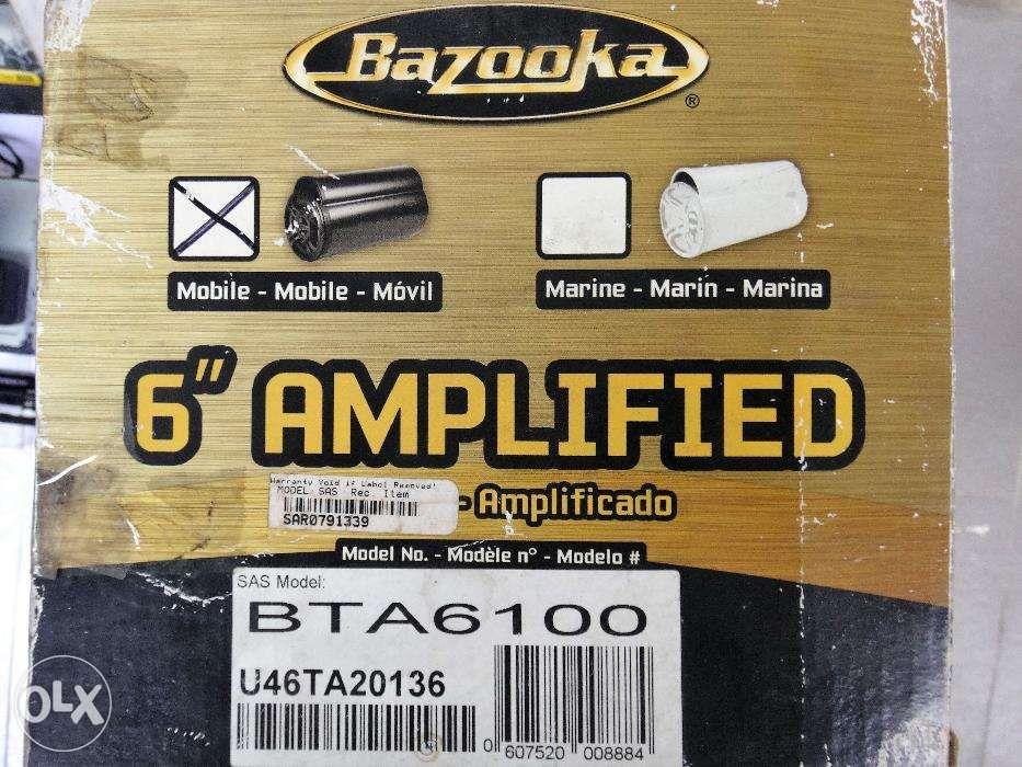 Bazooka Subwoofer Amplified Tube 6 Inch 100 Watts BTA6100 Almost New ...