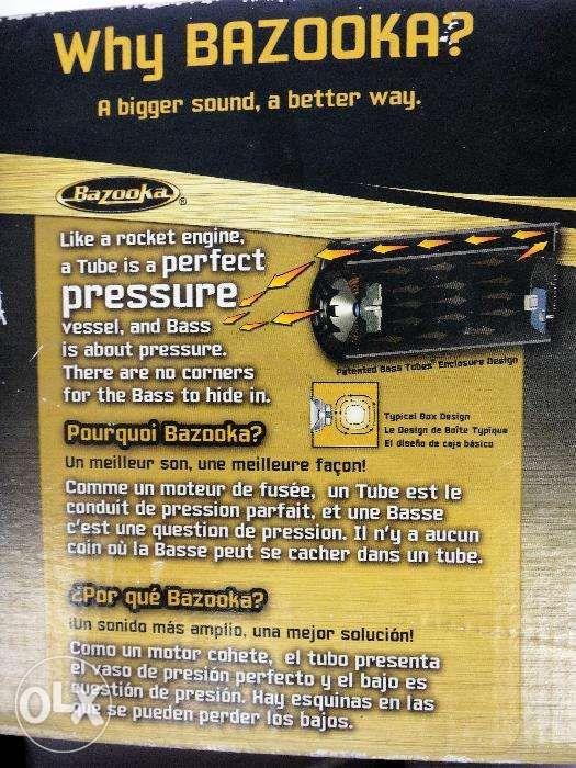 Bazooka Subwoofer Amplified Tube 6 Inch 100 Watts BTA6100 Almost New ...