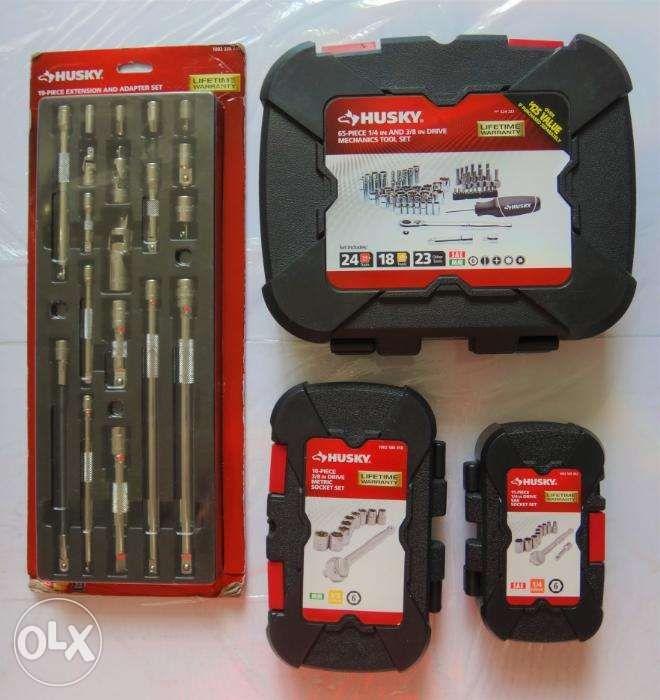Husky Mechanics Tool Socket Extension and Adapter Sets NewUSA ...