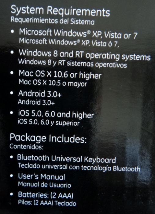 GE Jasco Wireless Bluetooth Keyboard 98617 NewUSA on Carousell