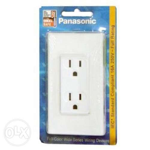 Panasonic Duplex Receptacle with ground, Furniture & Home Living, Home ...