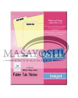 STICKRITE Inkjet Sticker Paper, Hobbies & Toys, Stationary & Craft, Art ...