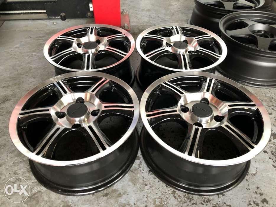 4pcs 15 Lancer used mags machine cut 4Holes pcd 114, Car Parts ...