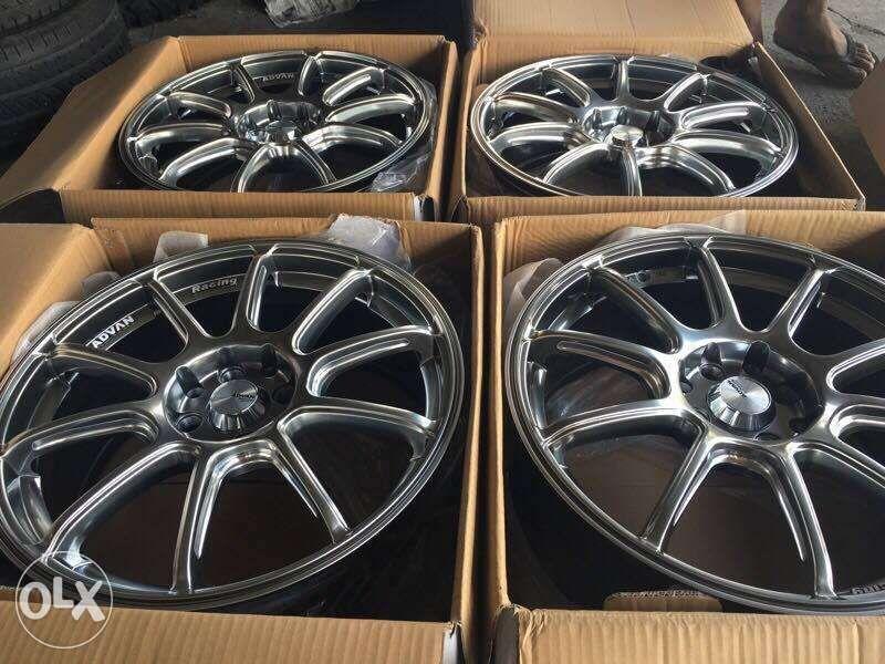 17” Advan RZ design code 1206 magwheels 4Holes pcd 100 n 114, Car Parts ...