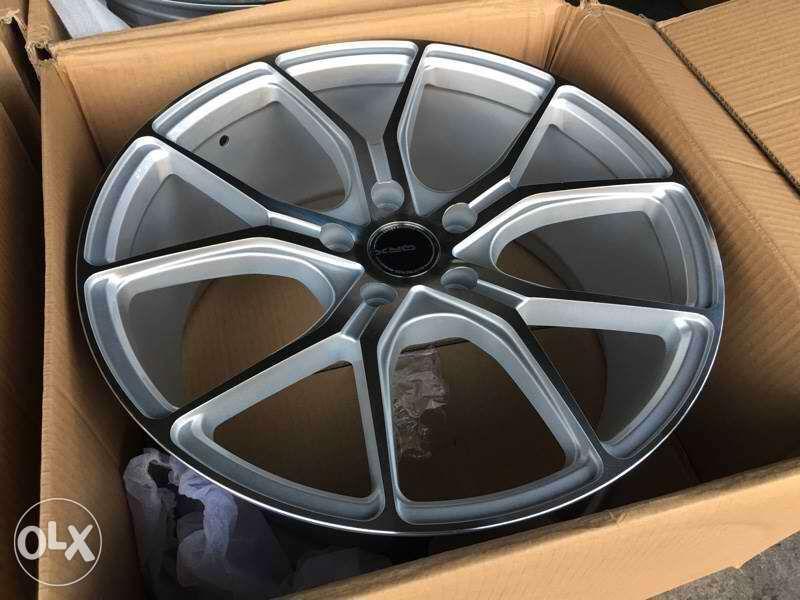 18" QRX bnew magwheels 5holes pcd 114 silver color, Car Parts ...