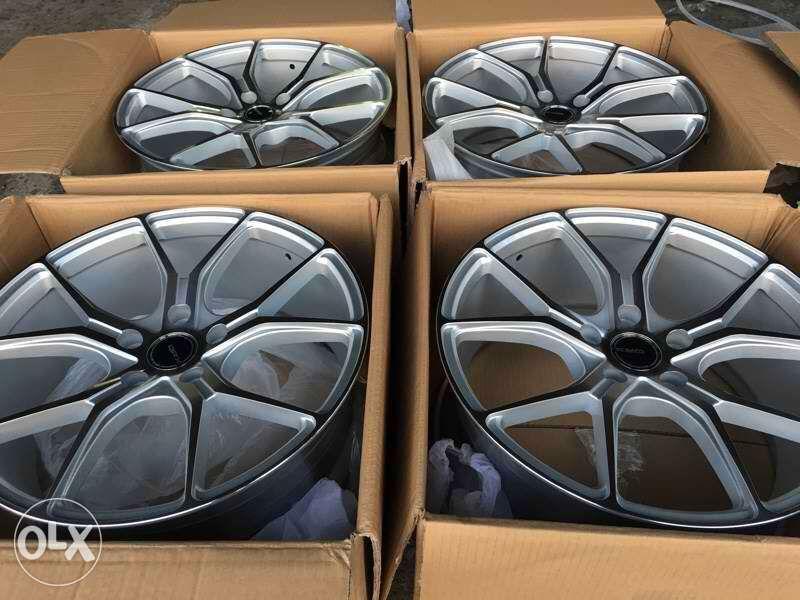 18" QRX bnew magwheels 5holes pcd 114 silver color, Car Parts ...