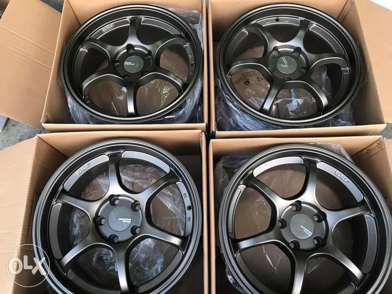 17 Advan Rgd SSF bnew mags 5Holes pcd 114 bronze, Car Parts ...