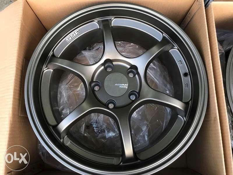 17 Advan Rgd SSF bnew mags 5Holes pcd 114 bronze, Car Parts ...