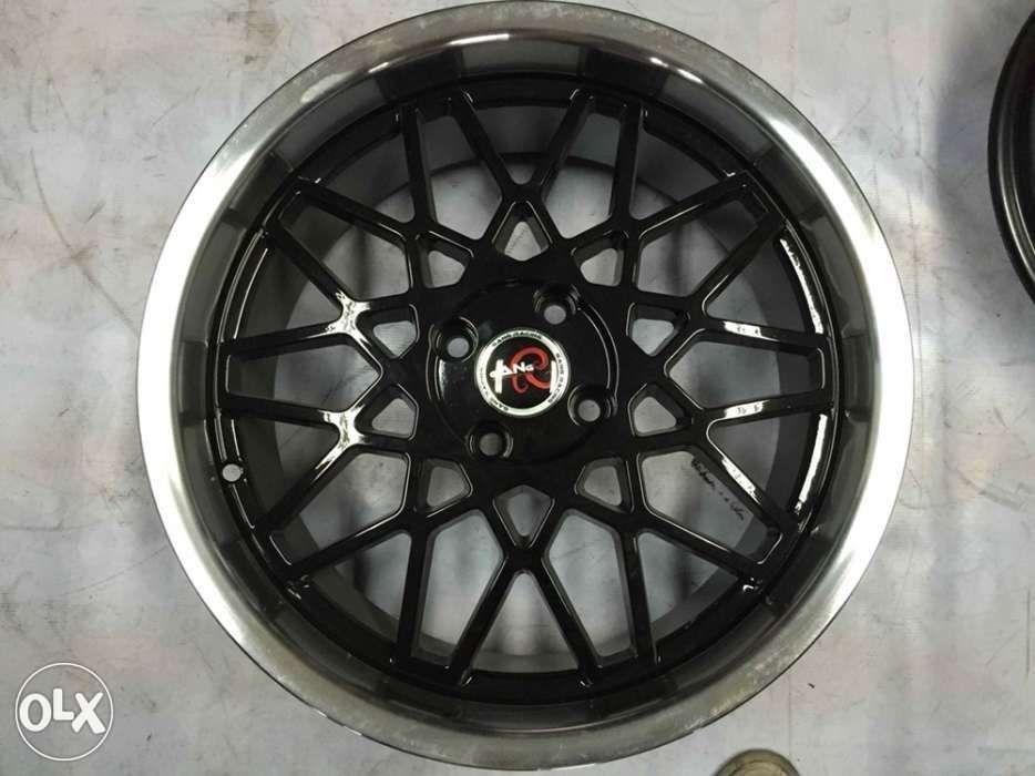 4pcs 17 Gang racing mesh 4Holes pcd 100 WW639 bnew mags, Car Parts ...