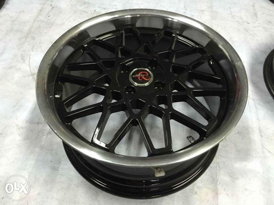 4pcs 17 Gang racing mesh 4Holes pcd 100 WW639 bnew mags, Car Parts ...