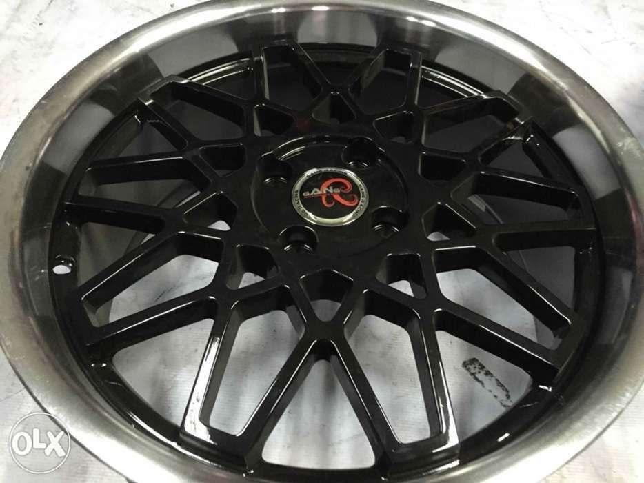 4pcs 17 Gang racing mesh 4Holes pcd 100 WW639 bnew mags, Car Parts ...