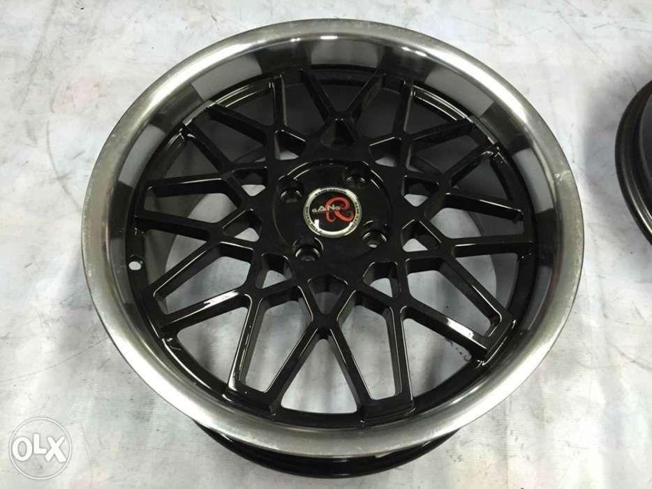 4pcs 17 Gang racing mesh 4Holes pcd 100 WW639 bnew mags, Car Parts ...