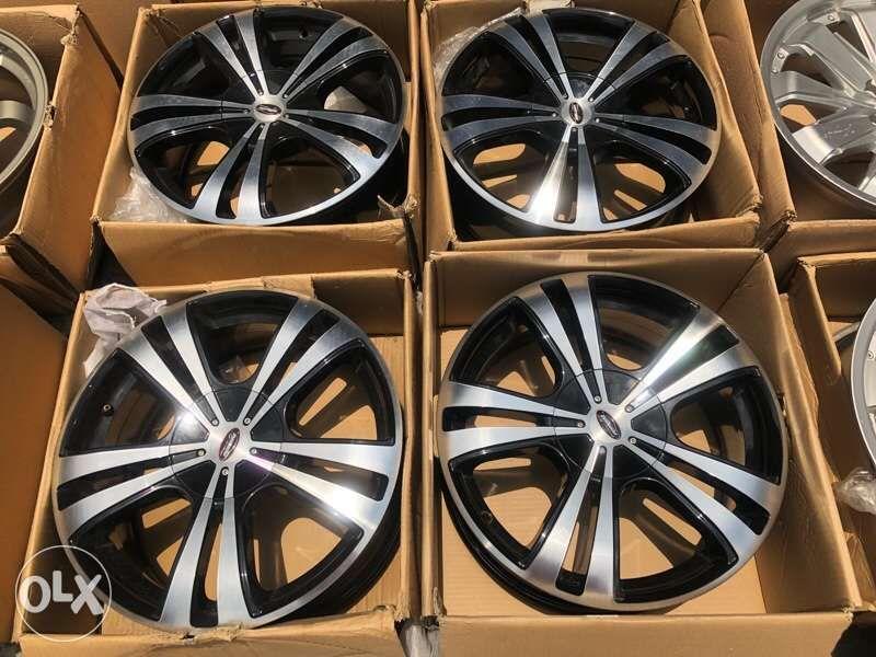 17" Dynamics magwheels 4Holes pcd 100 n 114 Polish Black, Car Parts ...