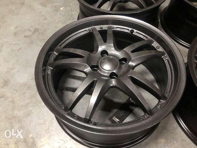 4pcs 17" Rota mags used 4Holes pcd 100 newly painted, Car Parts ...