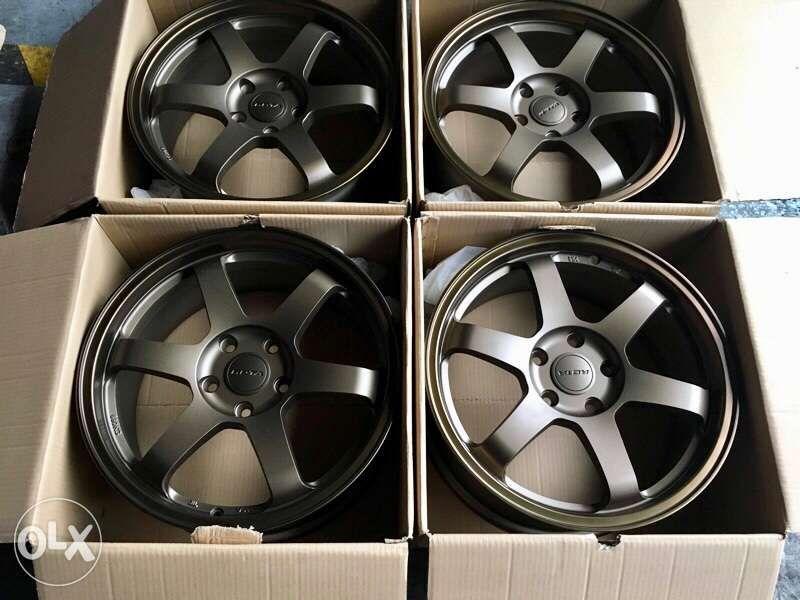 17 Rota Grid2 Bronze 5Holes pcd 114 Bnew, Car Parts & Accessories, Mags ...