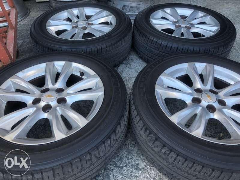 16" Chevrolet Cruze mags 5Holes pcd 105 with 205 60 R16 Kumho tires ...