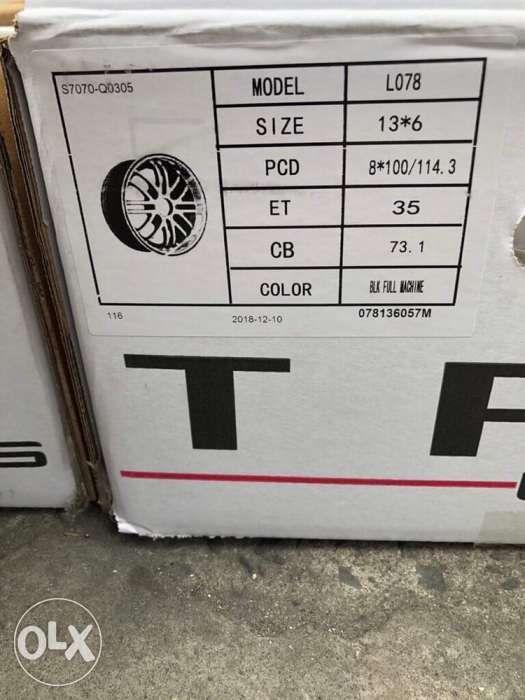 13 Trw wheels code L078 Mags 4Hoes pcd 100 n 114 bnew, Car Parts ...