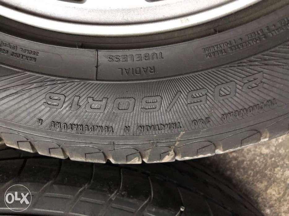 16" Lancer EX Mags 5Holes pcd 114 with 205 55 R16 and 205 60 R16 Tires ...