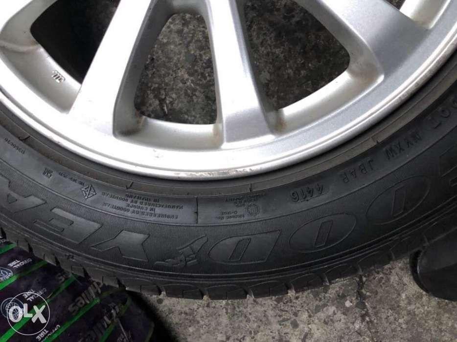 16" Lancer EX Mags 5Holes pcd 114 with 205 55 R16 and 205 60 R16 Tires ...