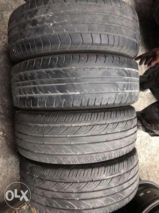 16" Lancer EX Mags 5Holes pcd 114 with 205 55 R16 and 205 60 R16 Tires ...